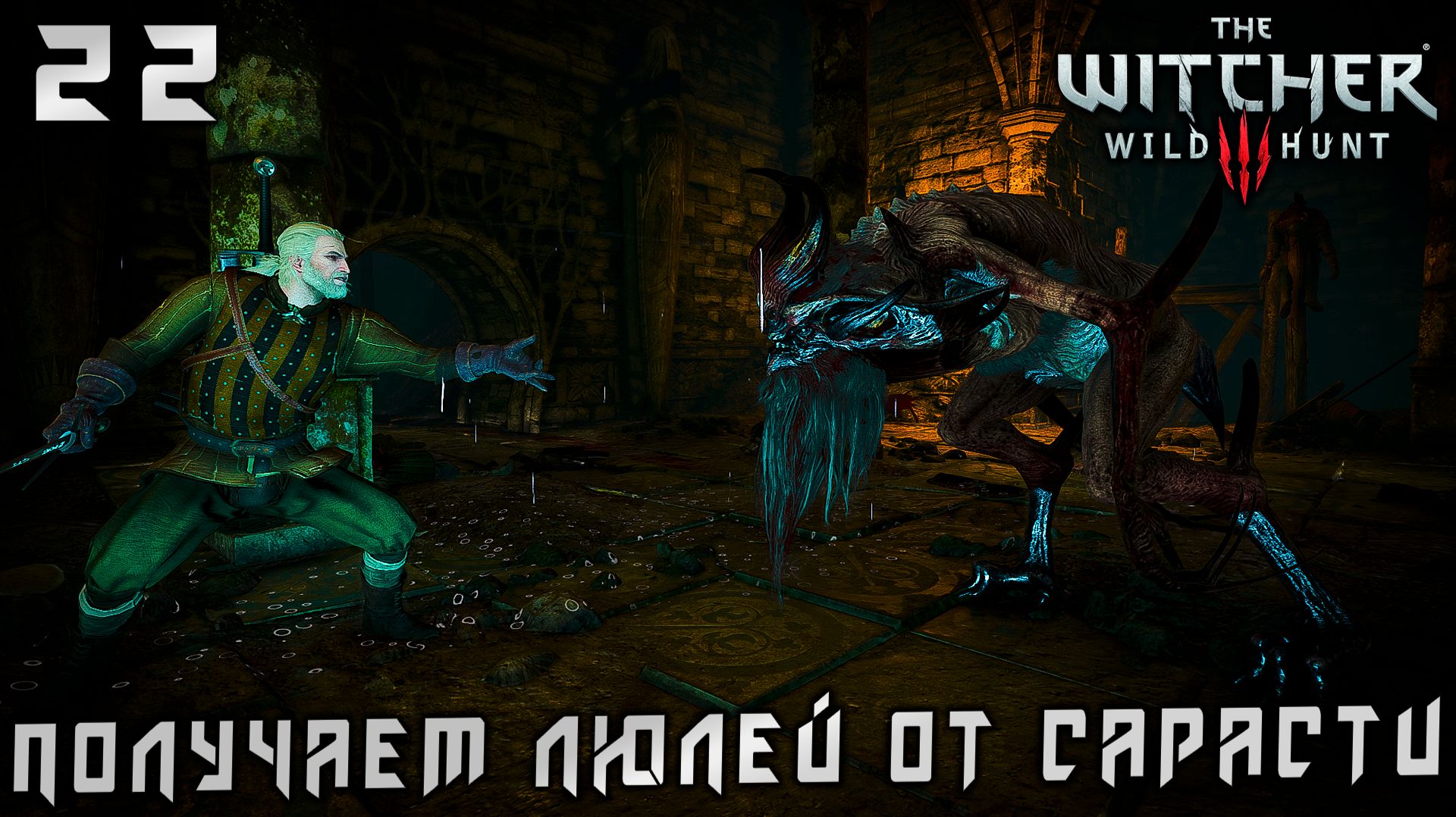 Ведьмак 3 Дикая Охота -Получаем люлей от Сарасти #22 (The Witcher 3 Wild Hunt)