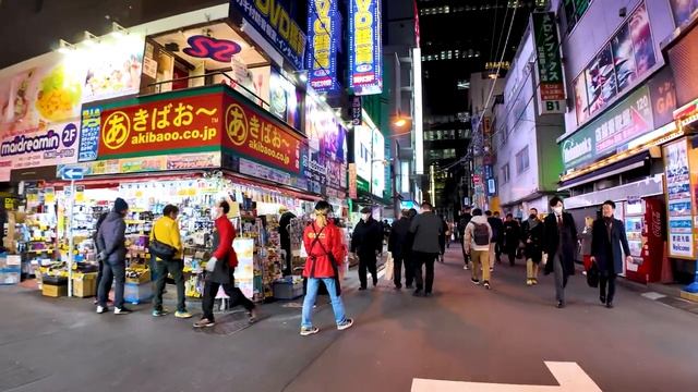 Tokyo Akihabara 🐶 Pink Neon ♪💖 Non-Stop 1 Hour
