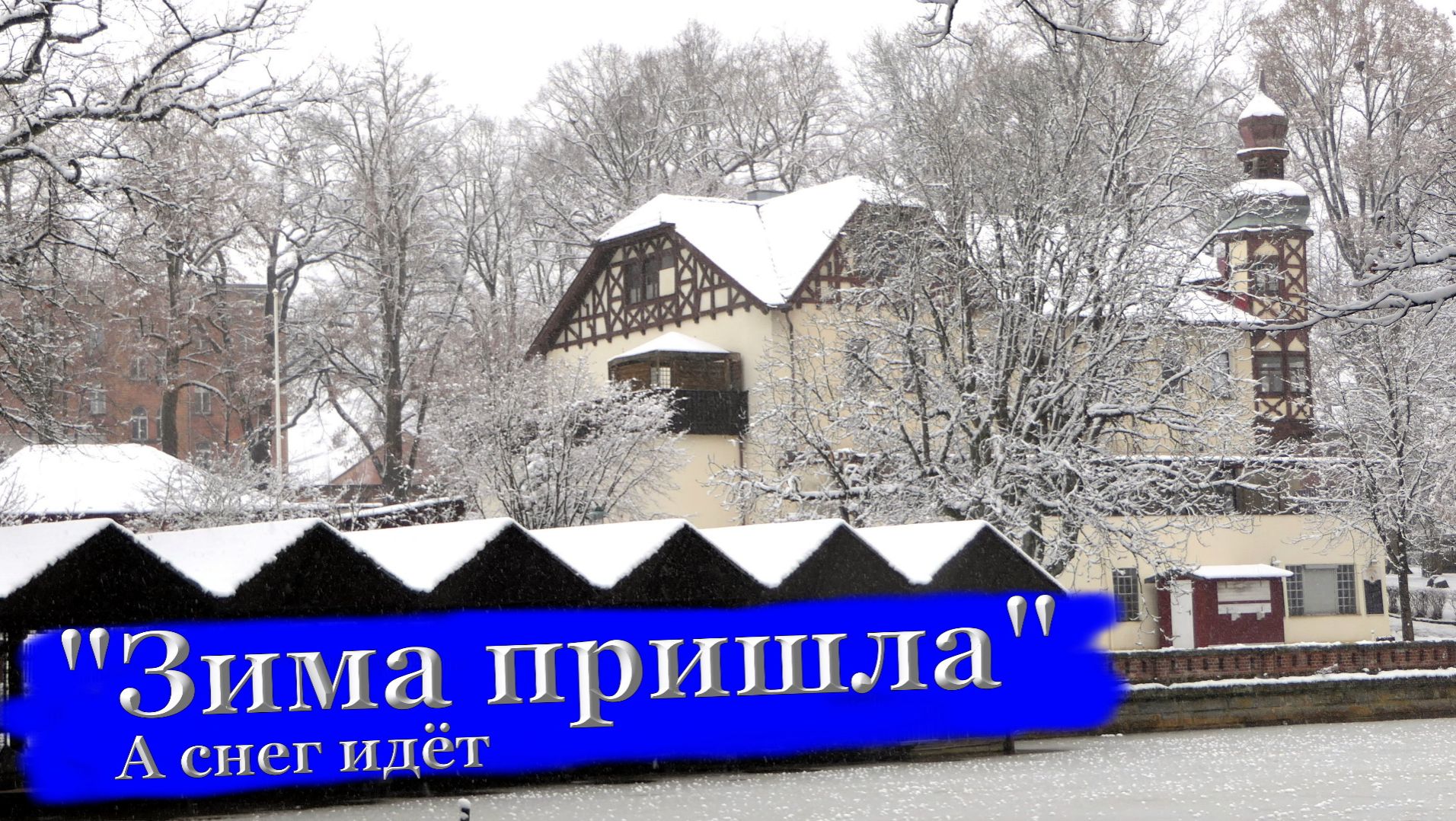 ❄️💞❄️ У зимнего ручья,❄️🕊❄️ Серая "Цапля"  Дрозд 🕊💕🦅 Синица (не будем забывать о кормушках).🕊