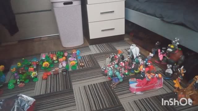 Plants vs Zombies из воздушного пластилина зомби часть 2