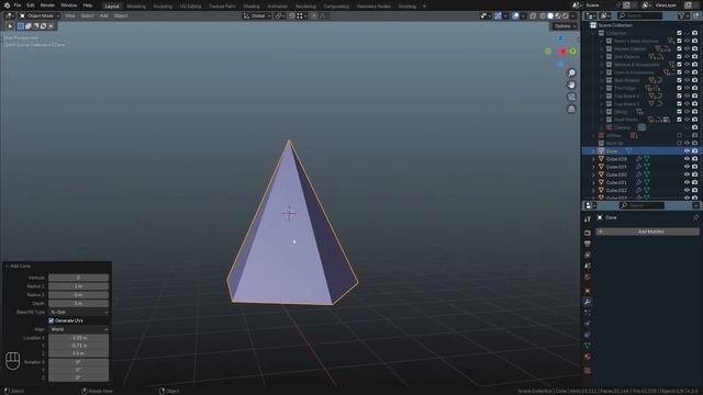 Stylized Kitchen Course in Blender p31 SK_S1_C18 Shelf Plant Part 3