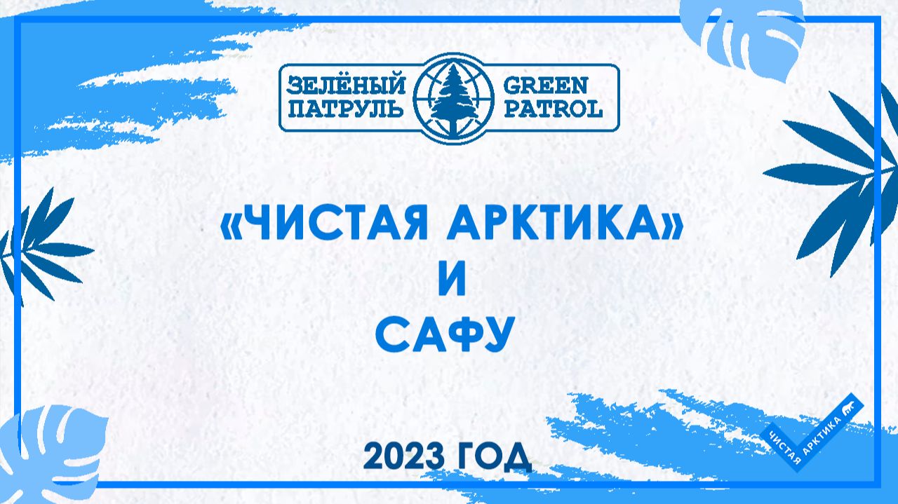 «Чистая Арктика» и САФУ