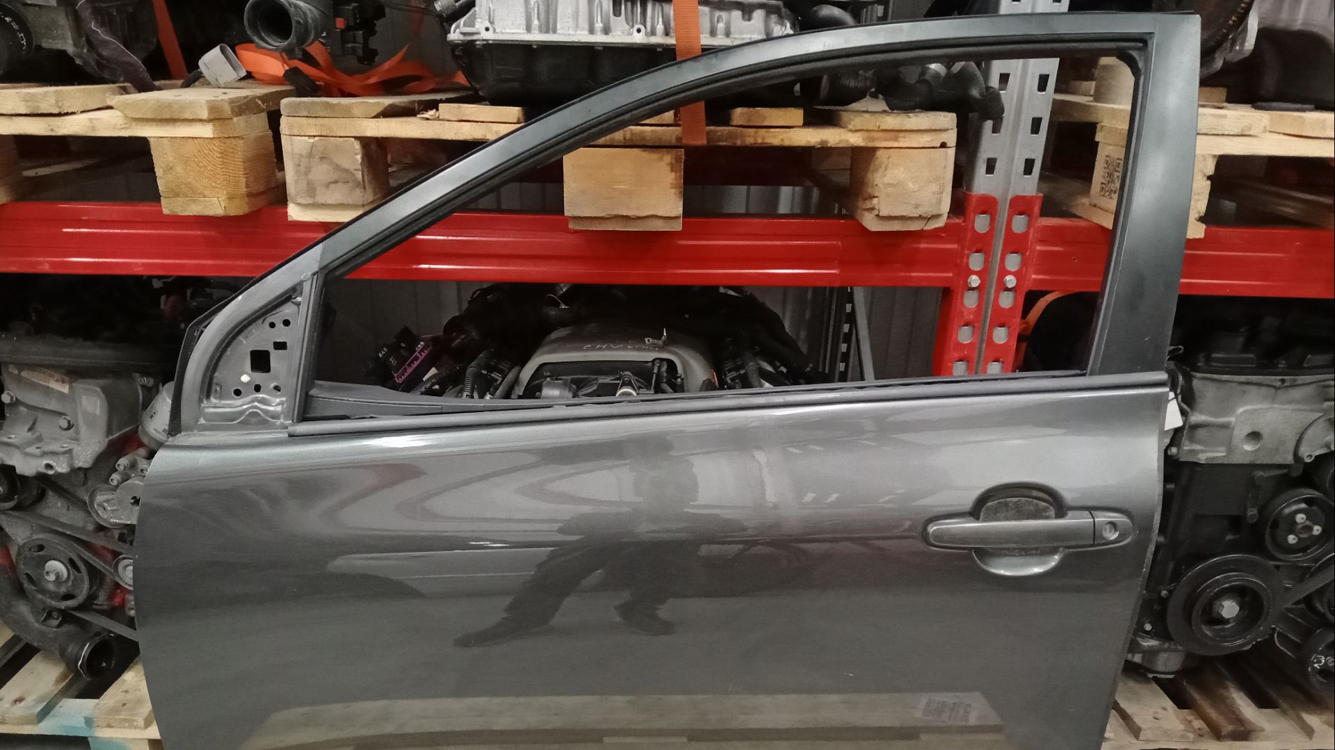 DPL00013 - Левая передняя дверь Toyota Corolla E150 - цвет Серый, Графит