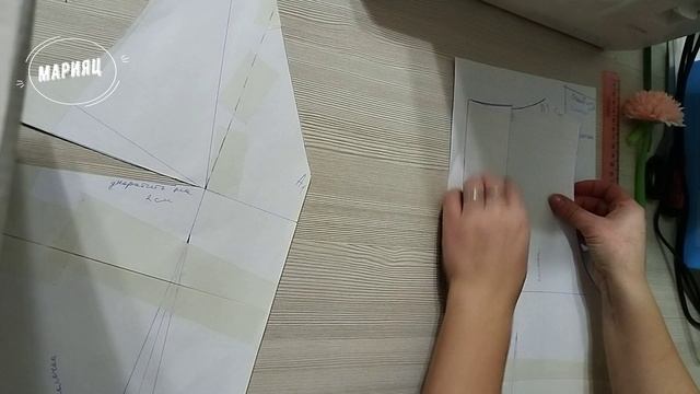 Как сшить летнее патье. Часть 2. Раскрой.