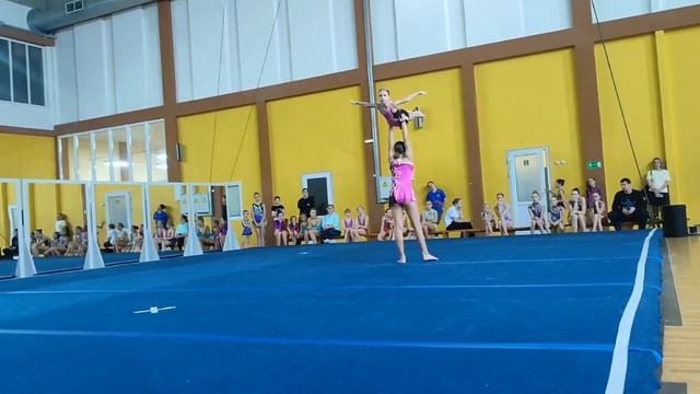 ЖП 1 юношеский разряд, Ребриёва Дарья - Любич Юлия, ДШИ г.Светлый, Комбинированное упражнение