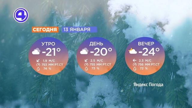 Утренний экспресс от 13.01.2026