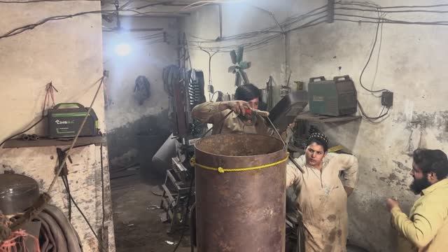 Как изготавливают воздушный компрессор .