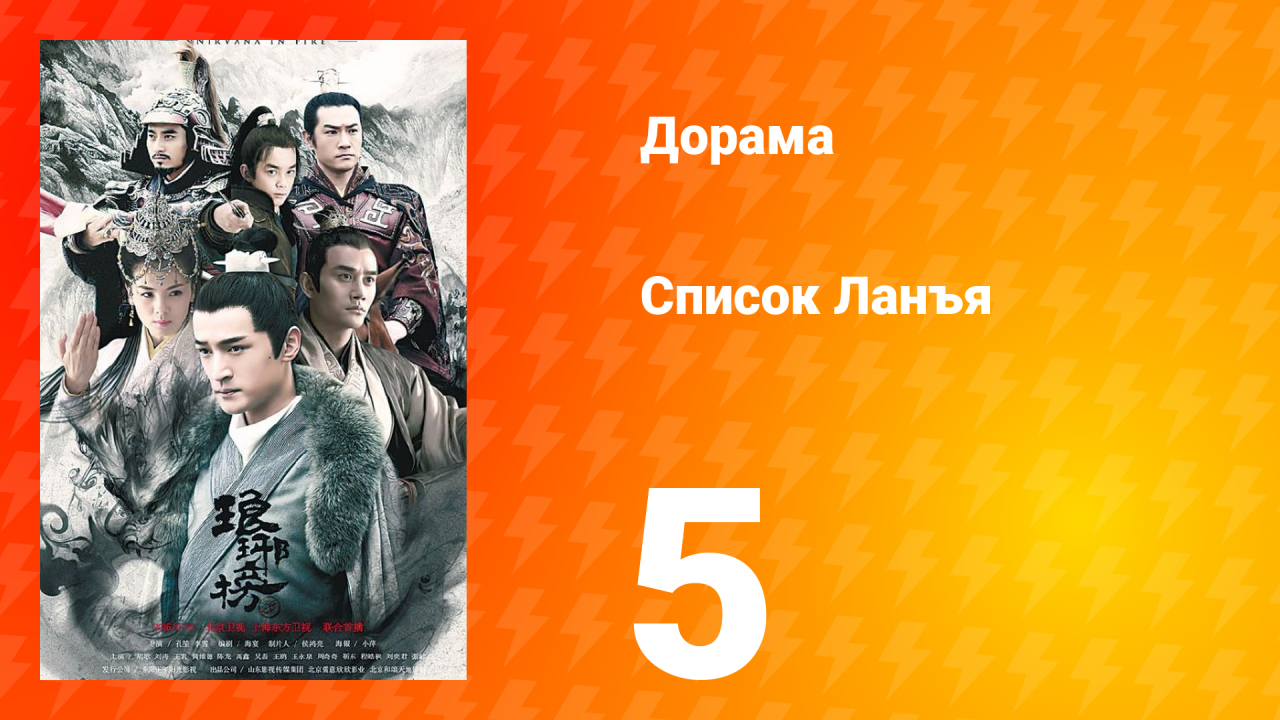 Список Ланъя 1 сезон 5 серия