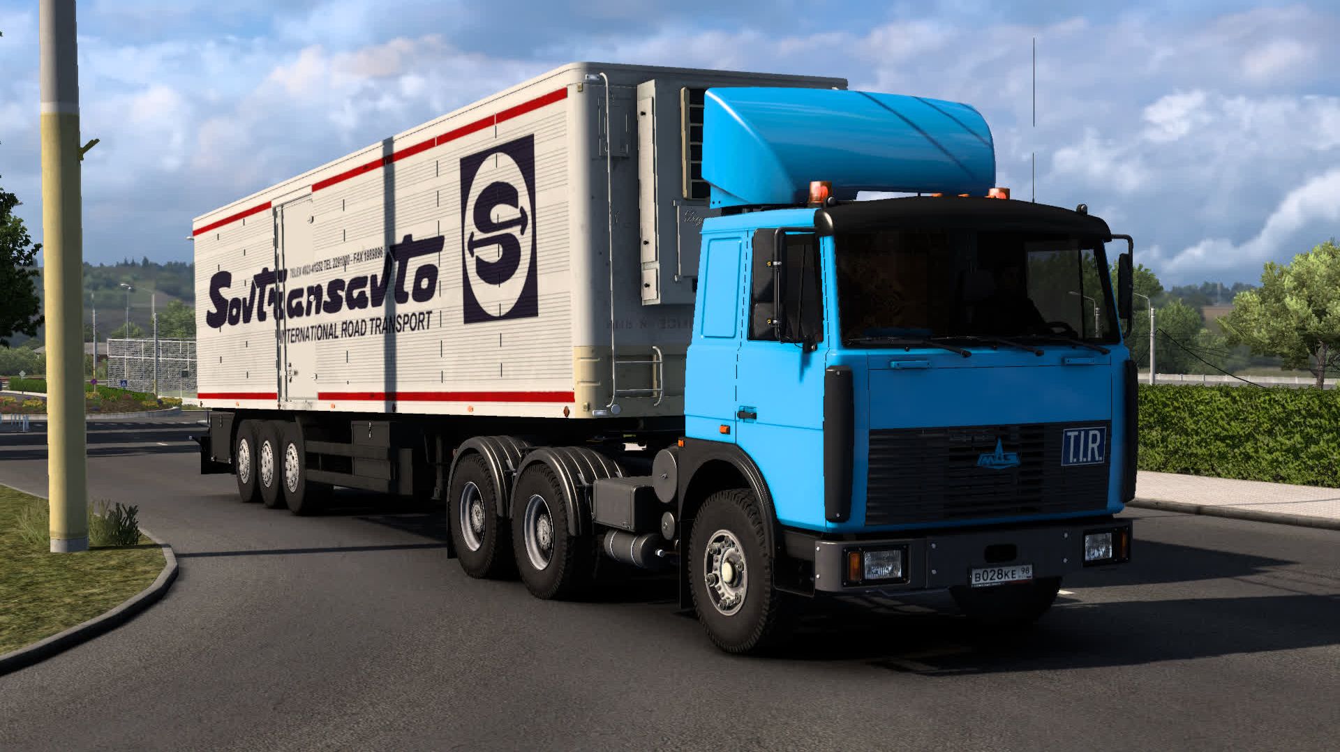 511 / ЕTS 1.57 / MAZ 6422 / В Бухарест за новым полуприцепом)))