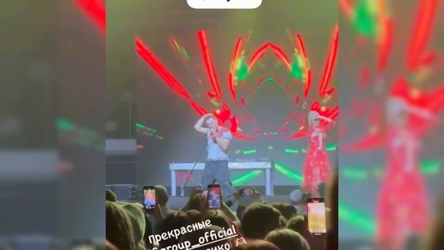 Марина Дрождина на гастролях группы Hi-Fi Vlog из Тулы