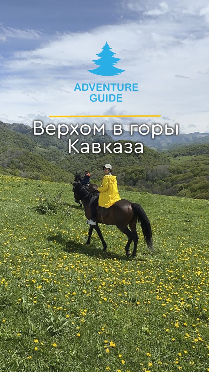 Верхом в горы Кавказа
