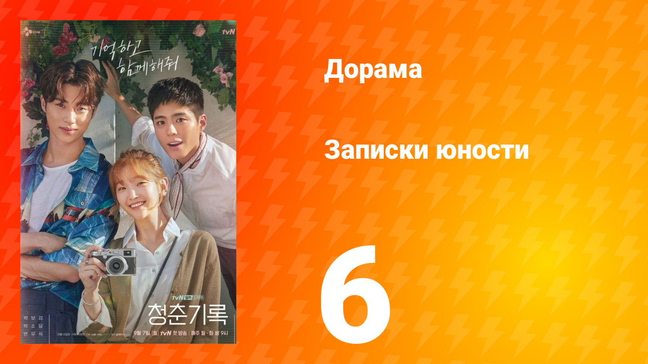 Записки юности 1 сезон 6 серия