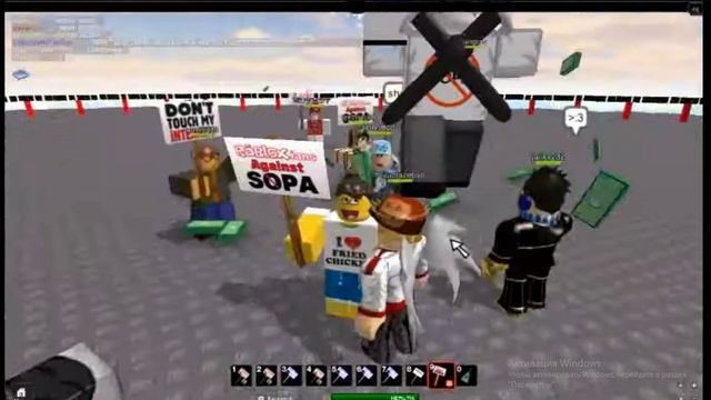 SOPA Protest in ROBLOX