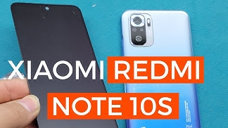 Xiaomi Redmi Note 10S замена дисплея, пошаговая инструкция.