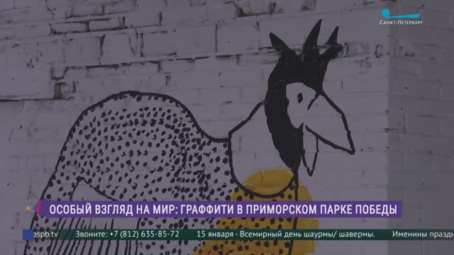 Особый взгляд на мир: граффити в Приморском парке Победы