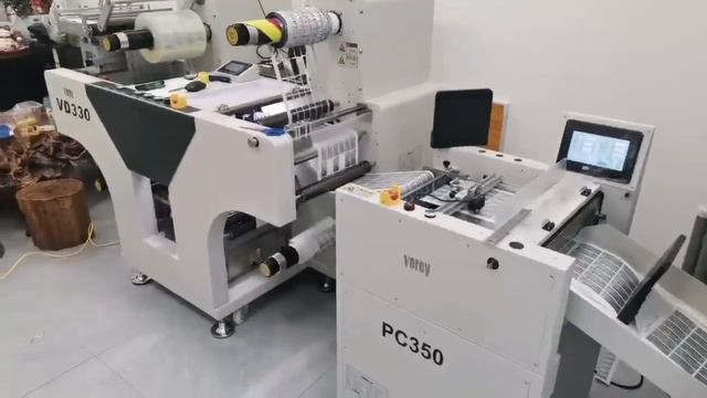 Установка VD330 для высечки этикеток в линии с резаком листов PC350