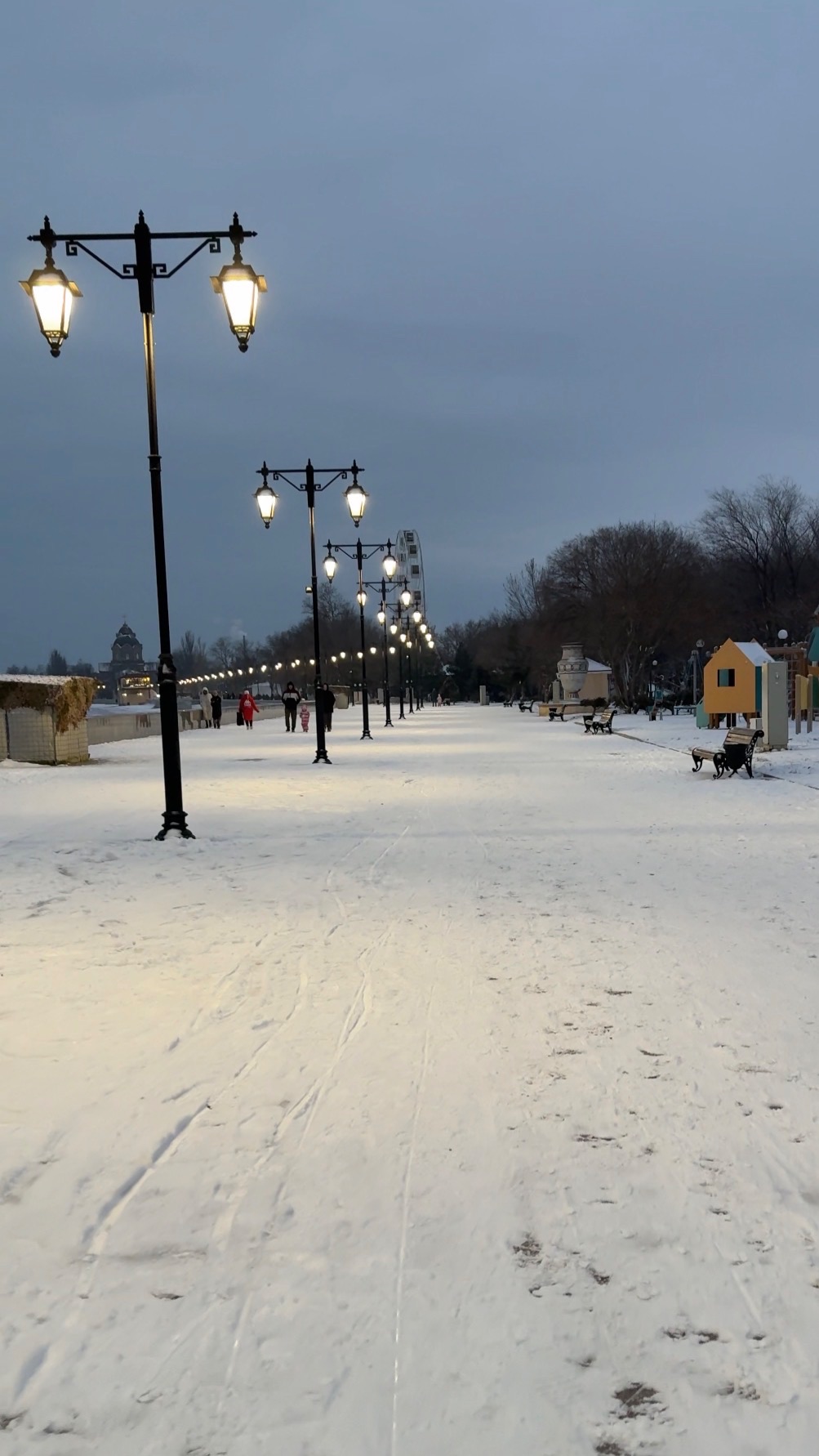 ✅Снежная Евпатория 2026❄️зимняя сказка на побережье🌨️ #евпатория2026 #зимавкрыму