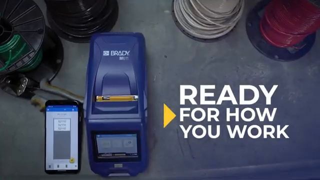 Обзорное видео: принтер этикеток Brady M611