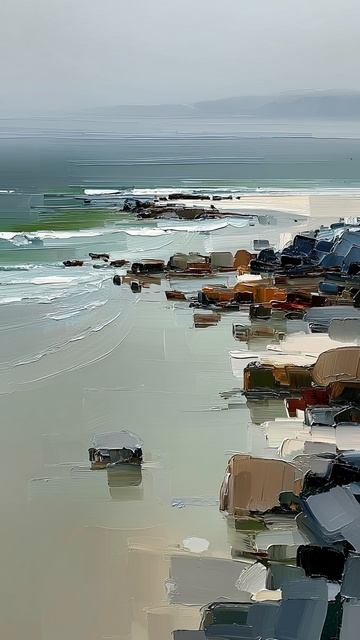 Каменистый берег (картина #1039) / Арт-студия Нормова