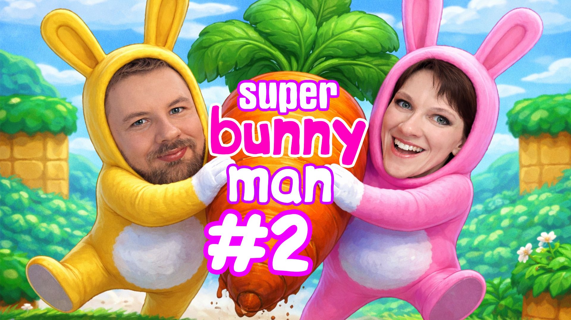 Запись стрима: Super Bunny Man — вакханалия бешеных зайцев | Кооп (Оптимистика)