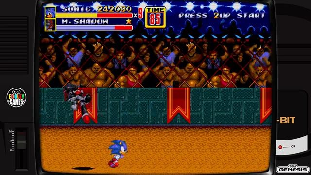 Streets Of Rage 2_ Robotnik Wars (Sega Genesis) - Gameplay with Sonic _Playthrough_LongPlay_