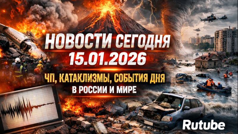 Новости сегодня 15.01.2026  ЧП и происшествия дня Москва США