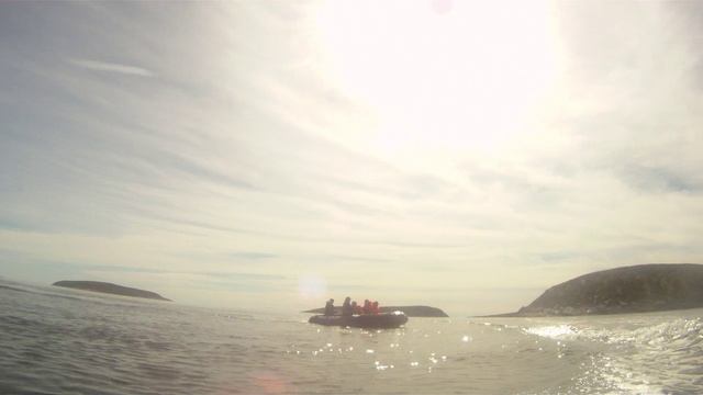 © "Поиски Соловецких колоколов" 2010 Плывем к месту поиска 4011