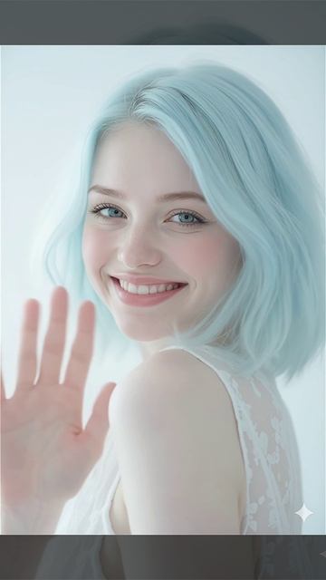 Белоснежная девушка