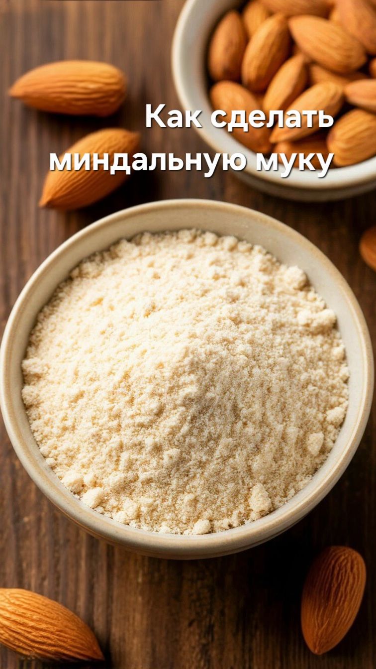 Как сделать миндальную муку