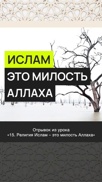 Ислам – это милость Аллаха || Рустем Абу Марьям