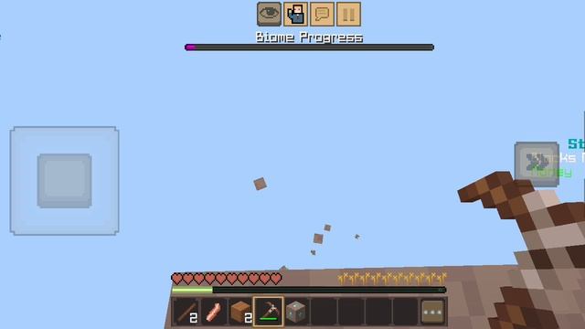 играю в манкрафт 😯 но 1 блоке часть 1