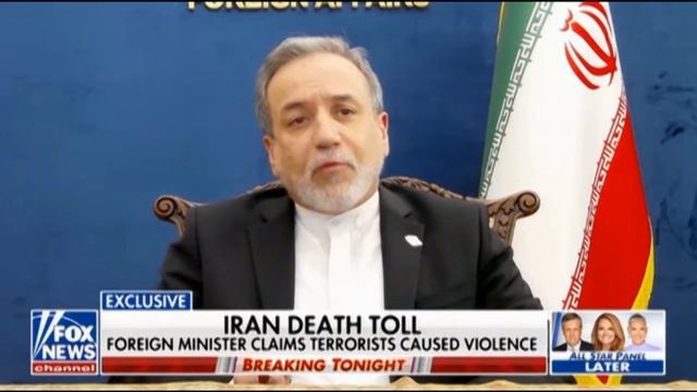 Министр иностранных дел Ирана Аббас Аракчи - Ситуация в Иране (кратко), 15 января 2026 года