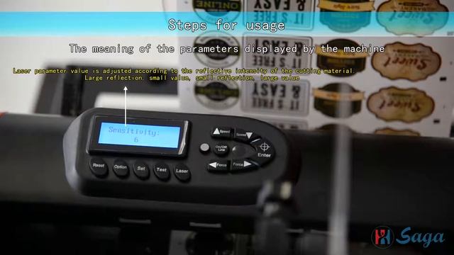 Руководство по эксплуатации резака для этикеток Saga