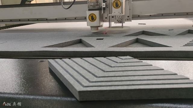 Акустические панели с использованием большого V cut tool