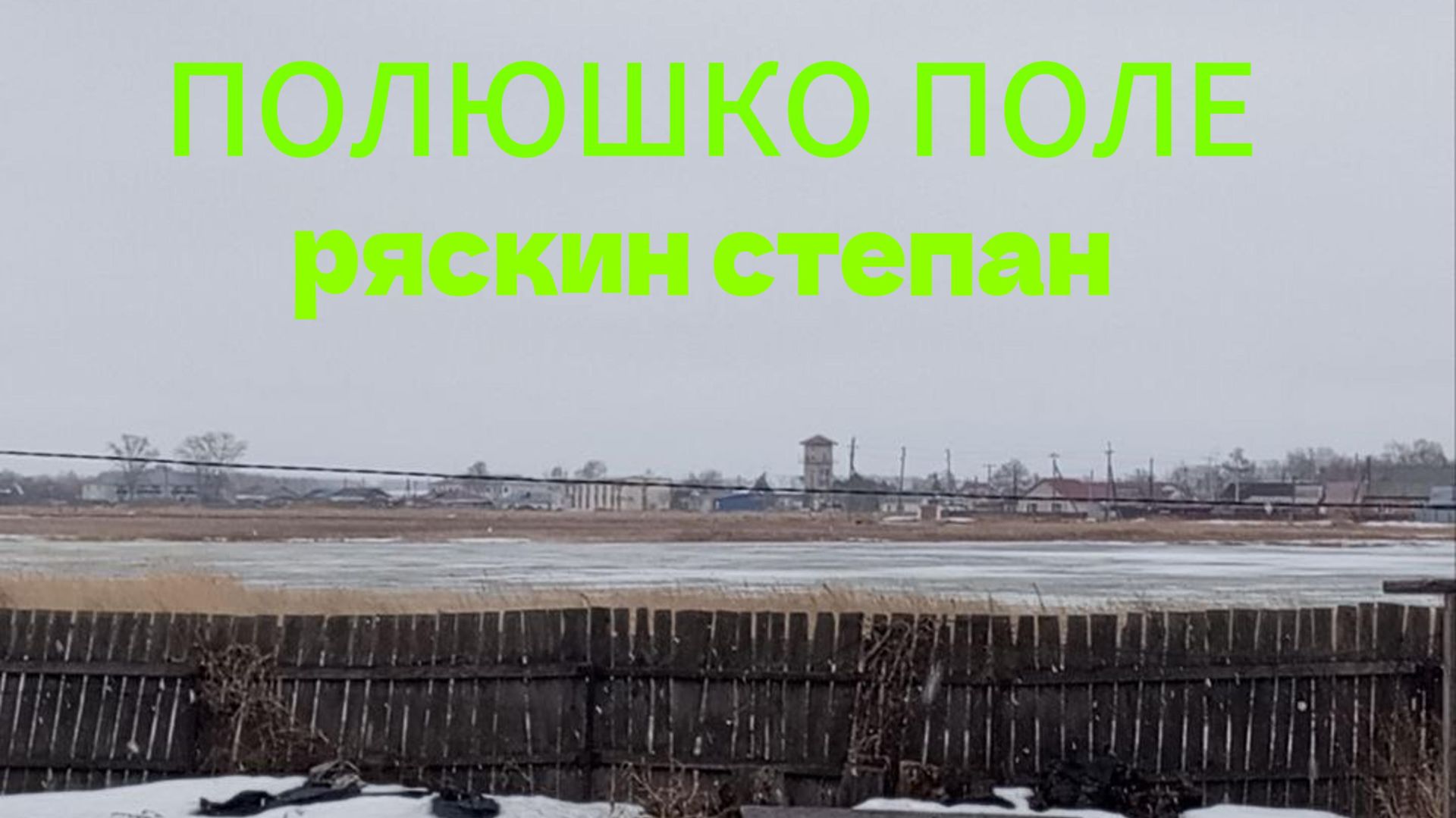 полюшко поле кавер-Ряскин Степан