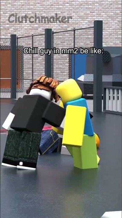 PART 2 - Chill guy in mm2 be like: #shorts #short #roblox #funny #robloxmemes