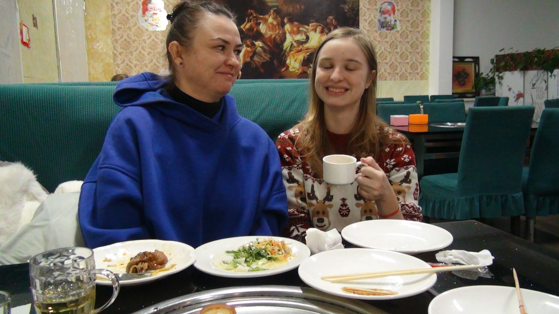 СУЙФЭНЬХЭ ⑪  РЕСТОРАН СОНЯ И ЛЮСЯ 🥢 шведский стол