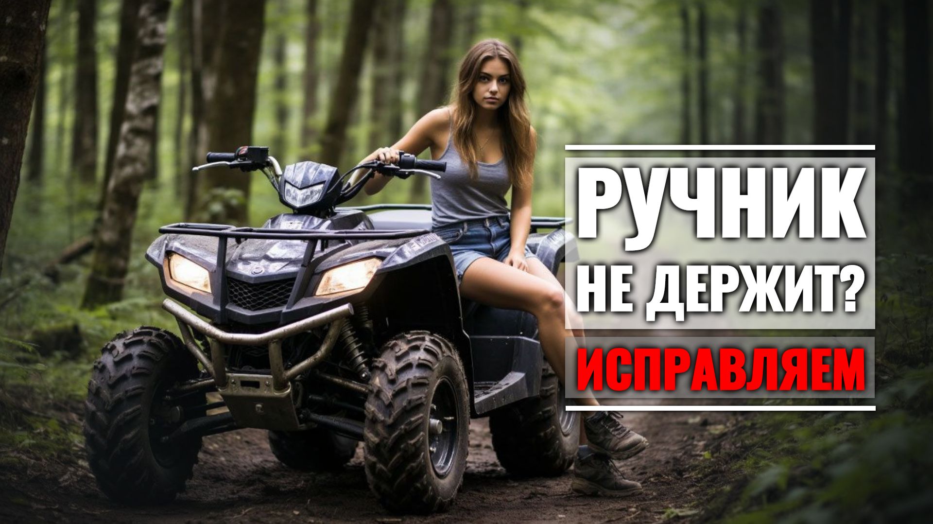 Ремонт стояночного тормоза на квадроцикле Стелс (Stels) 🛠️