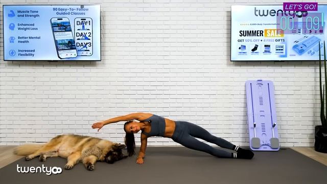 Juliette Wooten 30-MIN Pilates HIIT Workout At-Home Challenge _ Full Body Active Recovery   Abs (pil