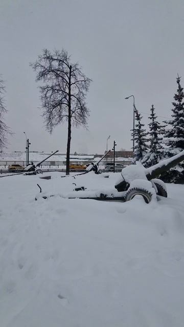 Пушки в подмосковных Люберцах