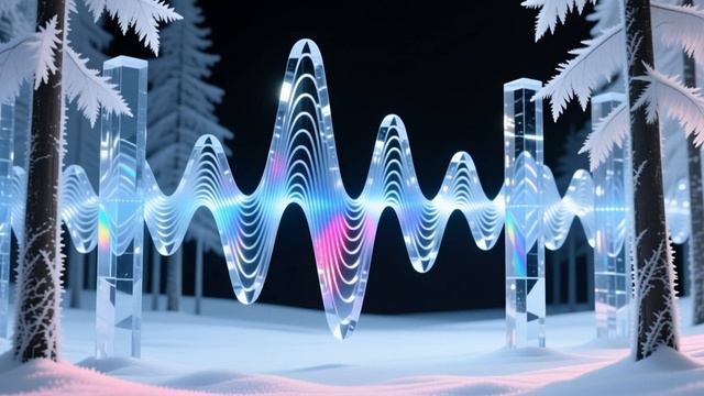 ❄️ Магия зимы в сверкающих волнах! ✨