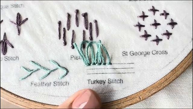 44. Петельчатый шов, турецкий шов