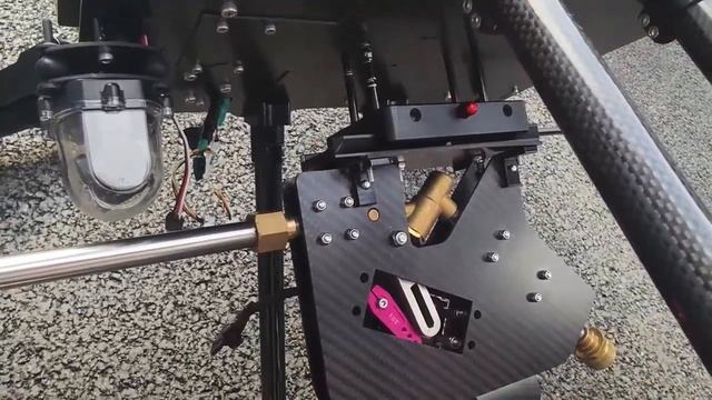 Дрон для автоматической мойки окон и фасадов