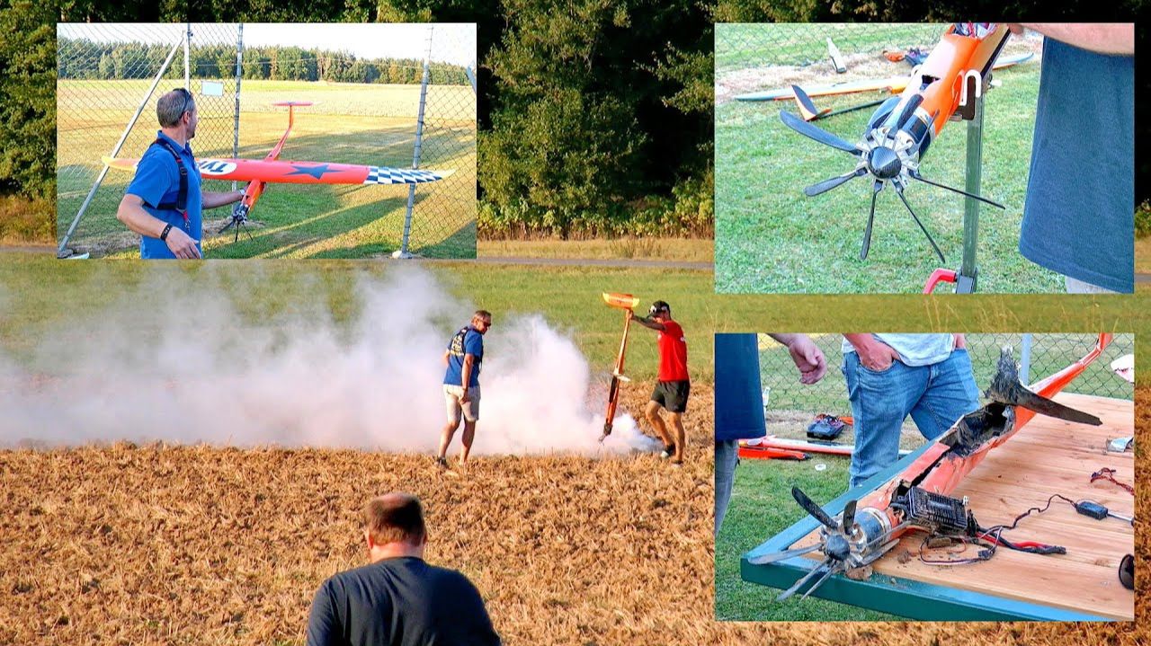 Разбили дорогущий самолёт на радиоуправлении