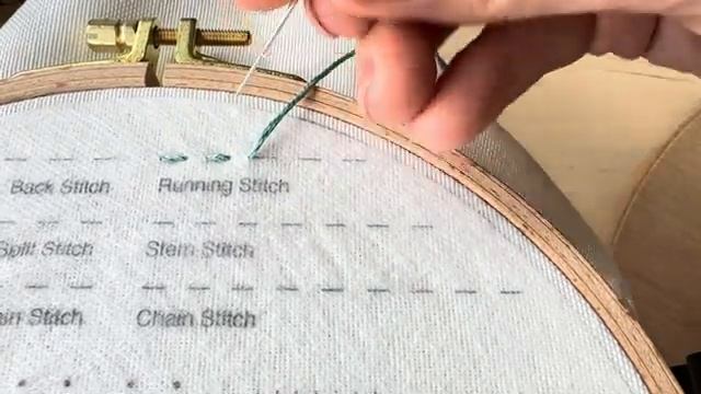 5. Шов -вперед иголку-