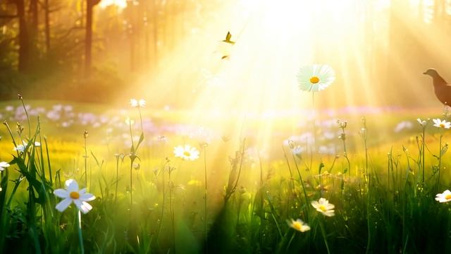 футаж летний луг