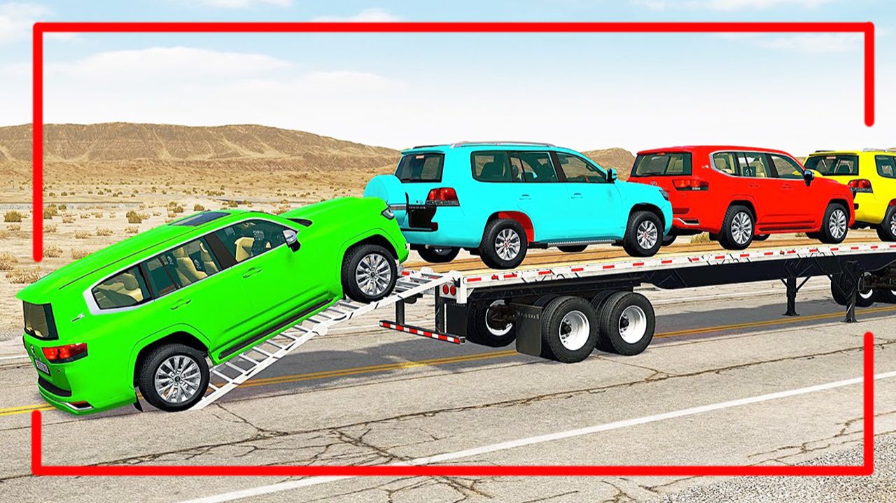 Мультики про машинки. Веселые машинки испытывают себя на прочность. Смотреть онлайн для детей.