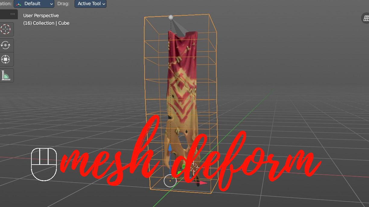 Bforartists модификатор mesh deform