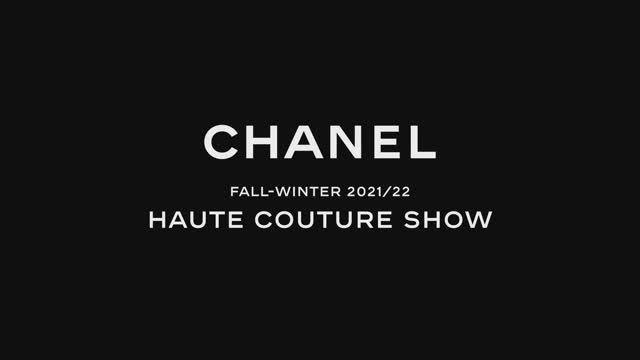 Показ коллекции Chanel Haute Couture осень-зима 2021-2022