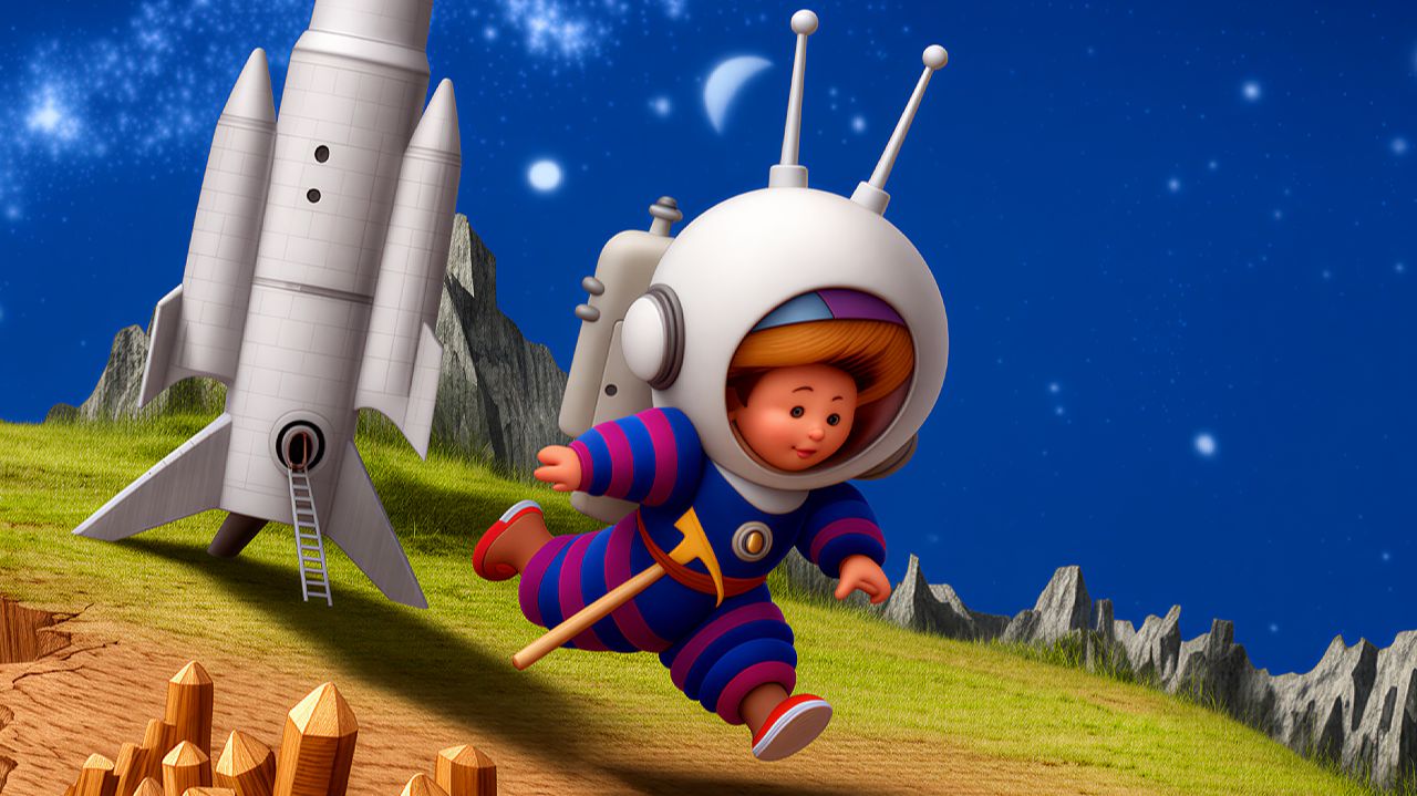 Незнайка На Луне в картинках — 5 минут от карандаша до ИИ Анимации (AI Remaster)